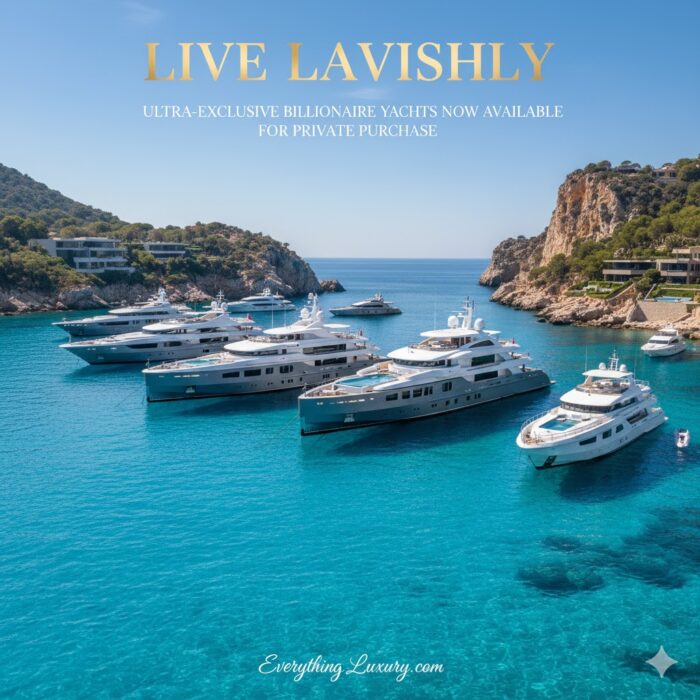 Live Lavishly: Ultra-Exclusive Billionaire Yachts Now Available for ...