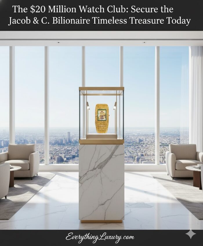 The $20 Million Watch Club: Secure the Jacob & Co. Billionaire Timeless ...
