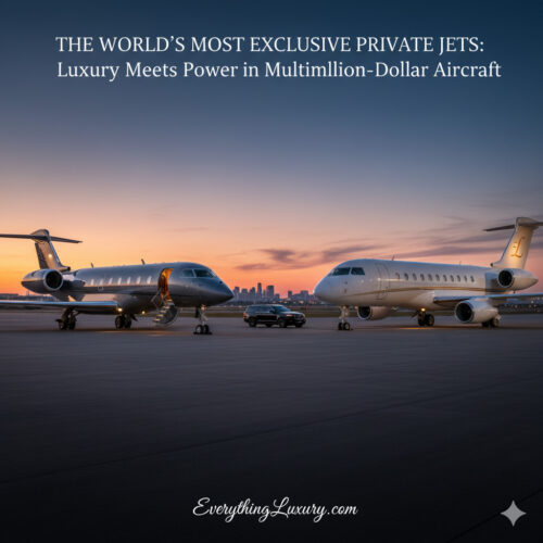The World's Most Exclusive Private Jets: Luxury Meets Power in ...